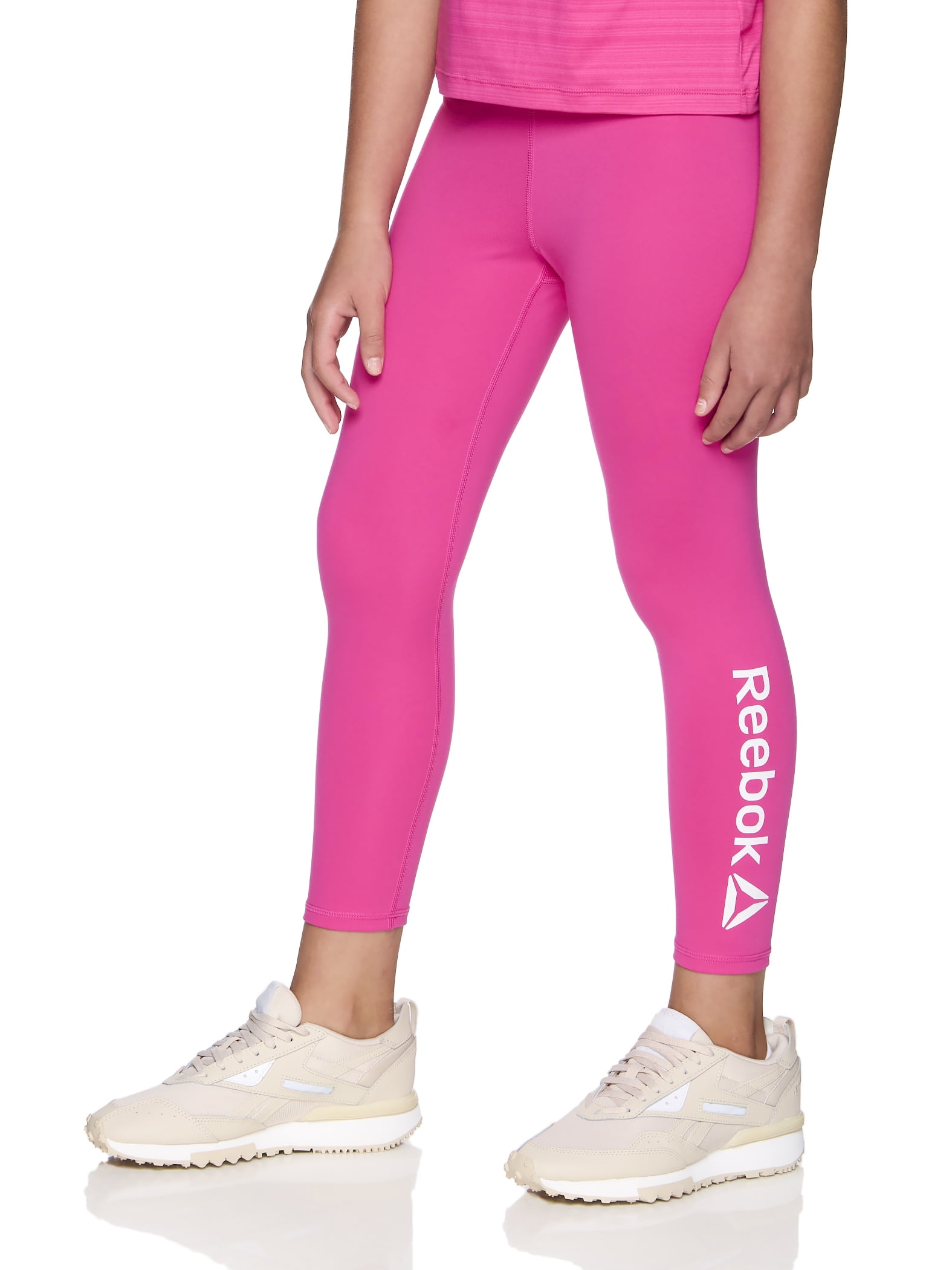 Reebok Girl's Active Prestige 7/8 Legging With 18" Inseam, Sizes 4-18 ...