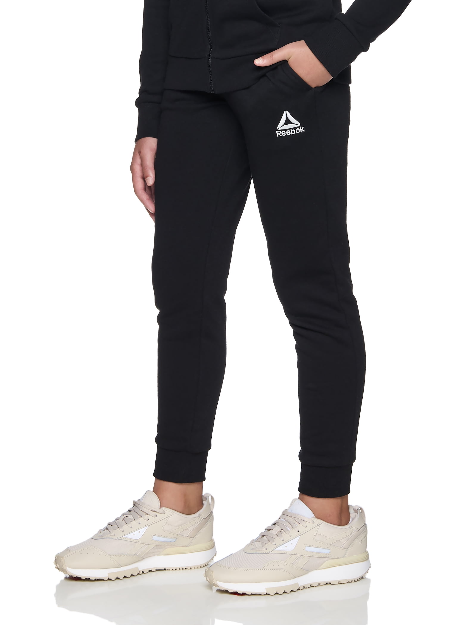 Reebok Girl’s Athletic Core Fleece Jogger, Sizes 4-18 - Walmart.com