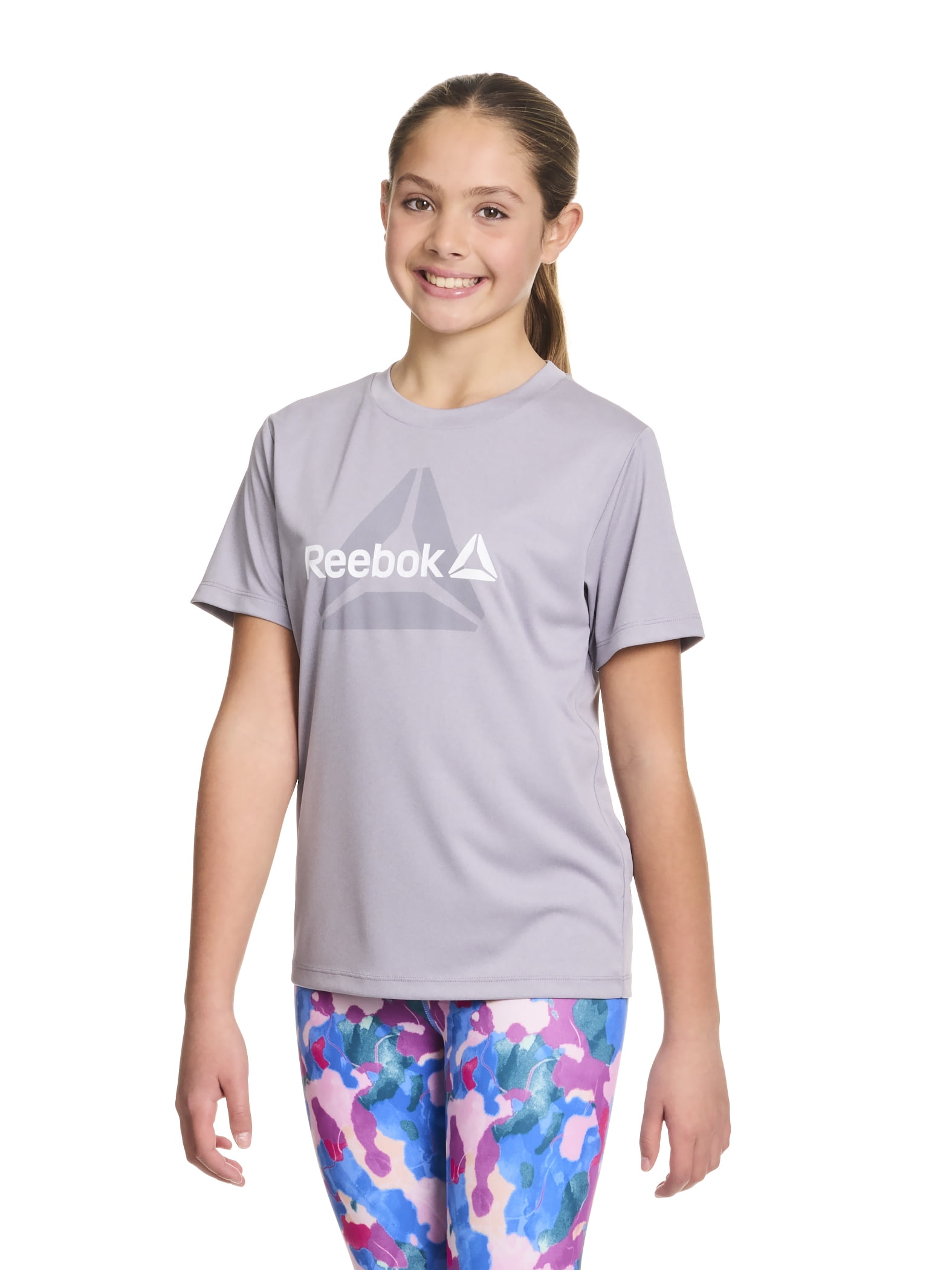 Reebok Girl's Athletic Performance Graphic T-Shirt, Sizes 4-18 ...