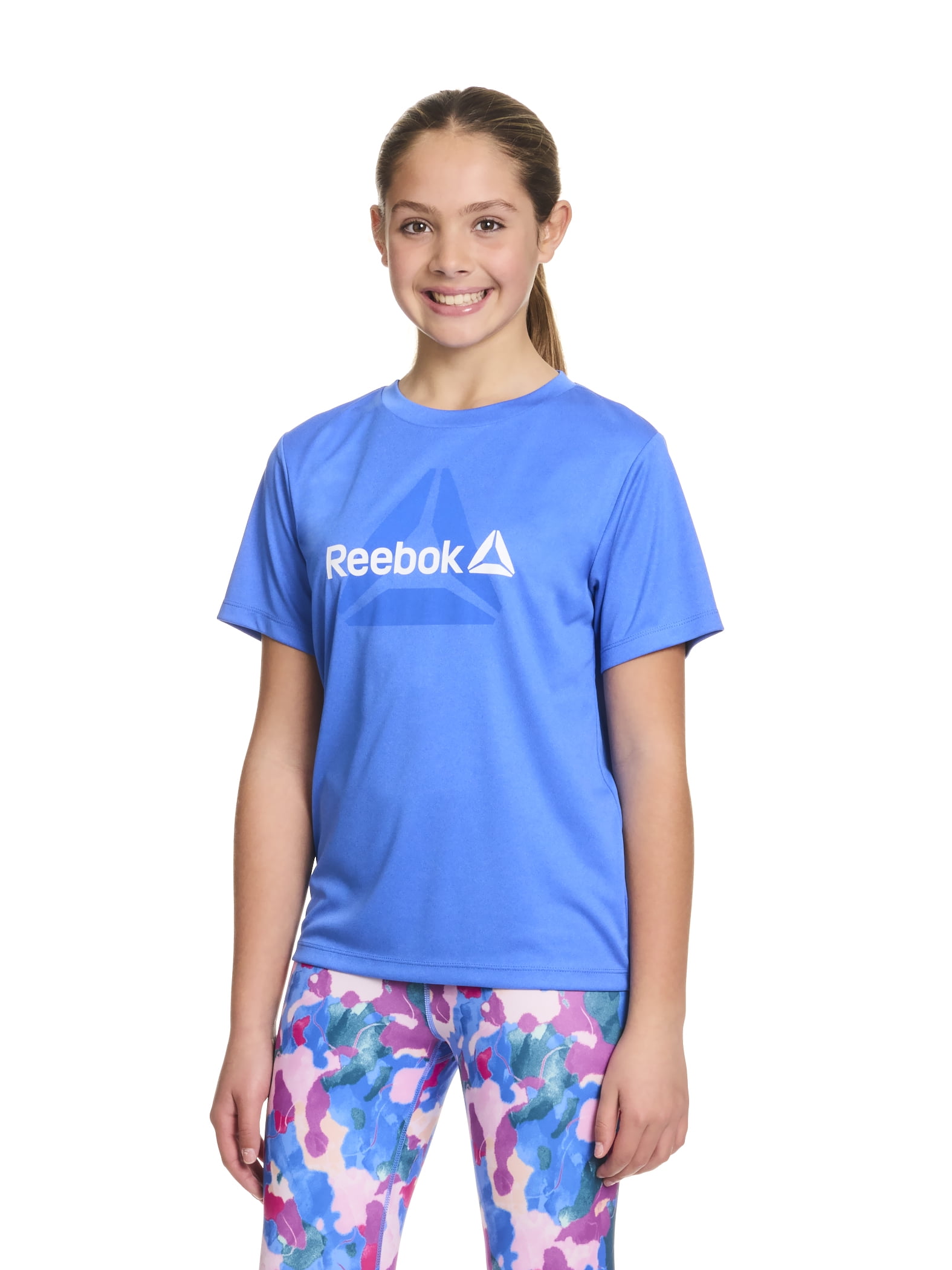 Reebok Girl's Athletic Performance Graphic T-Shirt, Sizes 4-18 ...