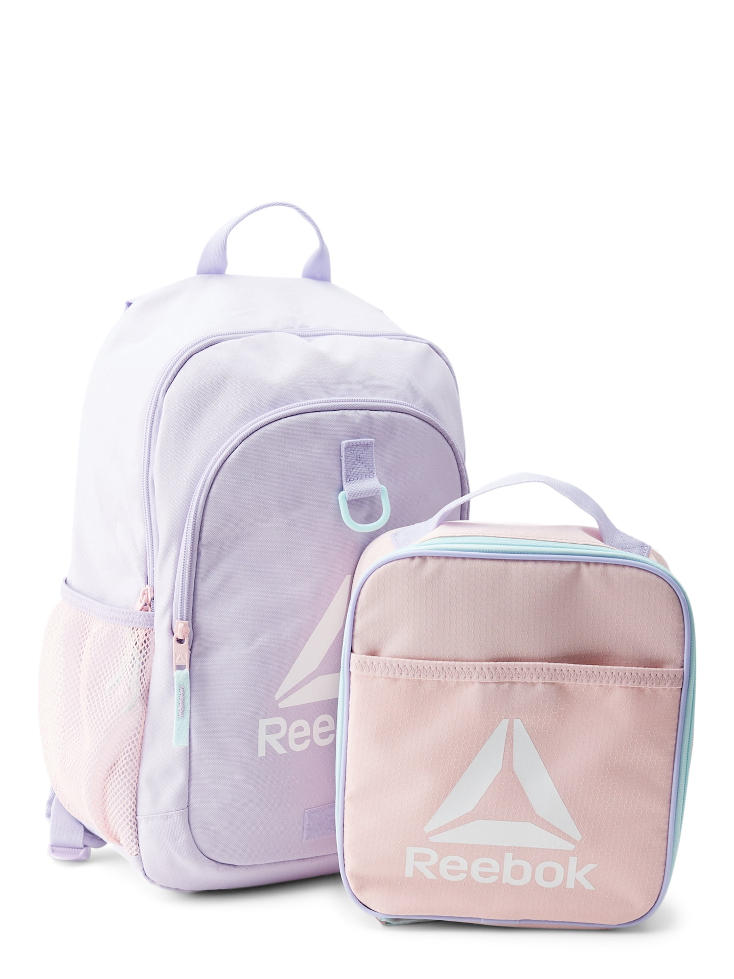 Reebok Girl's Kids Charlie Backpack with Lunchbox, Lavender - Walmart.com