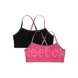 Reebok Girl's Seamless Strappy Bralettes 2-Pack - Supportive ...