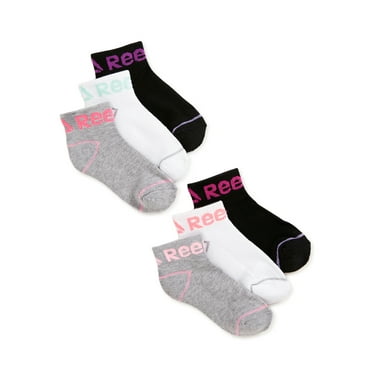 Reebok Baby and Toddler Girls' Quarter Socks, 12-Pack, 6M-4T - Walmart.com