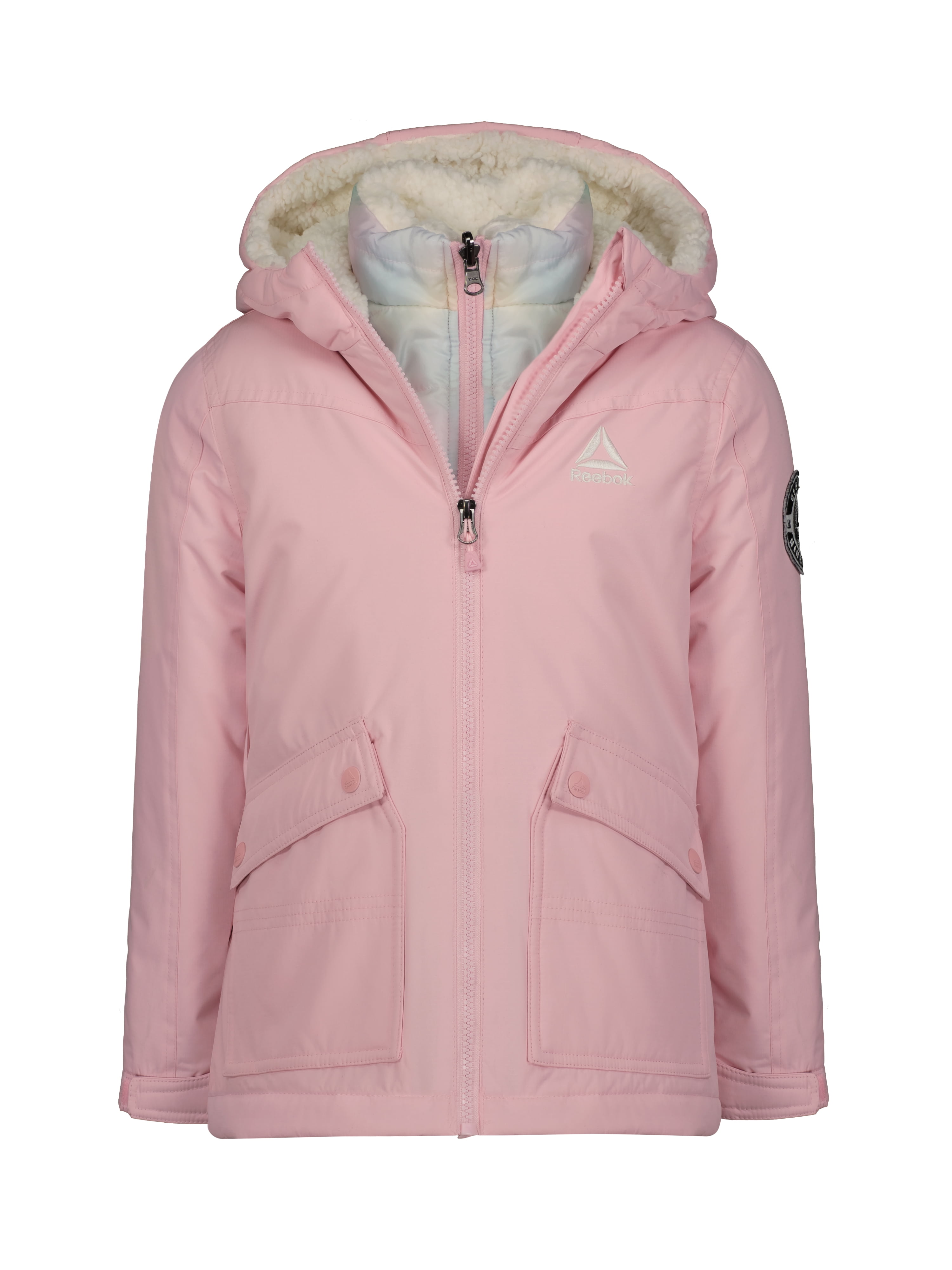 Reebok Girls Softshell Systems Winter Jacket, Sizes 4-18 - Walmart.com