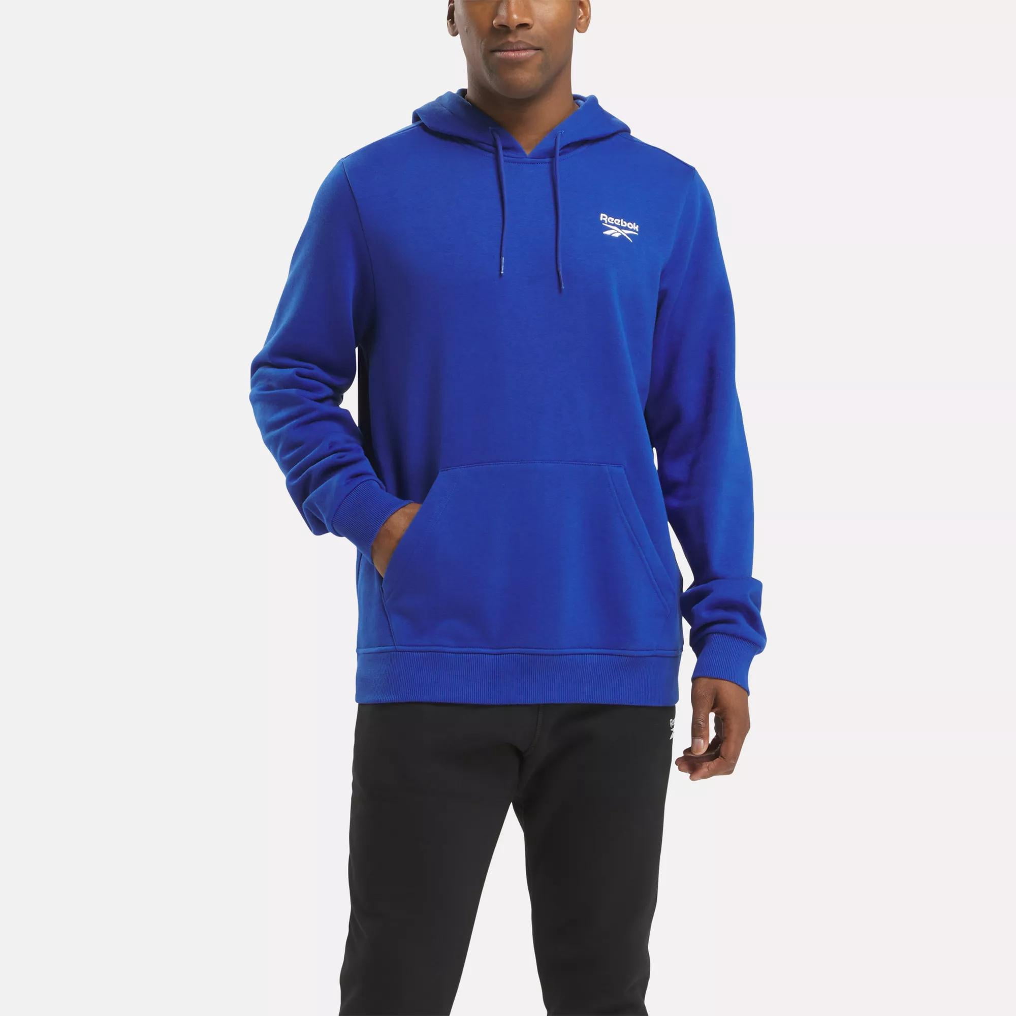 Reebok Reebok Identity Small Logo Fleece Hoodie - Walmart.com