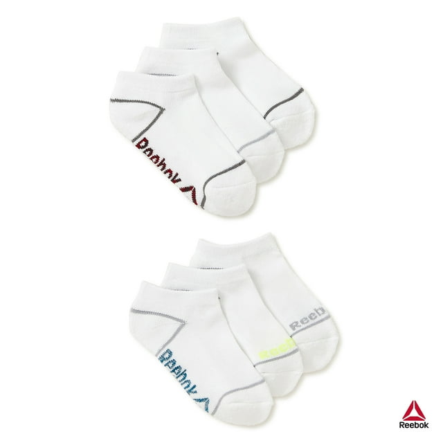 Reebok Kids Boy's Pro Series Cushion Low Cut Socks, 6 Pack - Walmart.com
