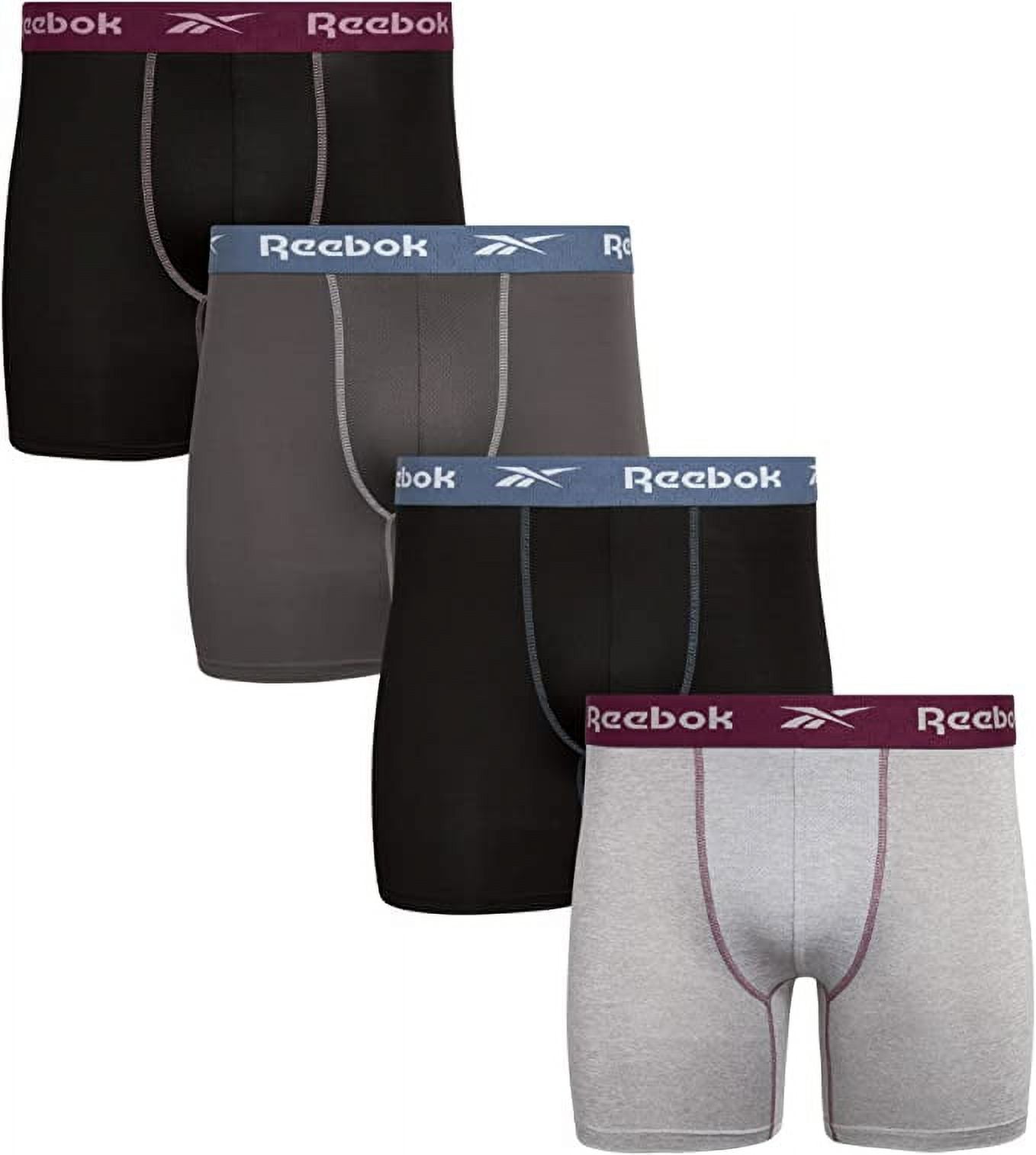 Reebok Men's 4 Pack Performance Boxer Brief (Core) - Walmart.com