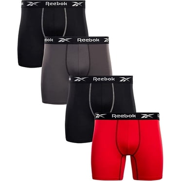 Reebok Men’s Pro Series Performance Trunk Boxer Briefs, 3-Inch, 3-Pack ...