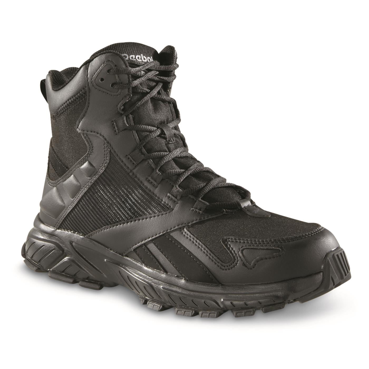 Reebok Hyperium Men's 6" Tactical Boots Color: Black Size: 10.5 WIDE ...