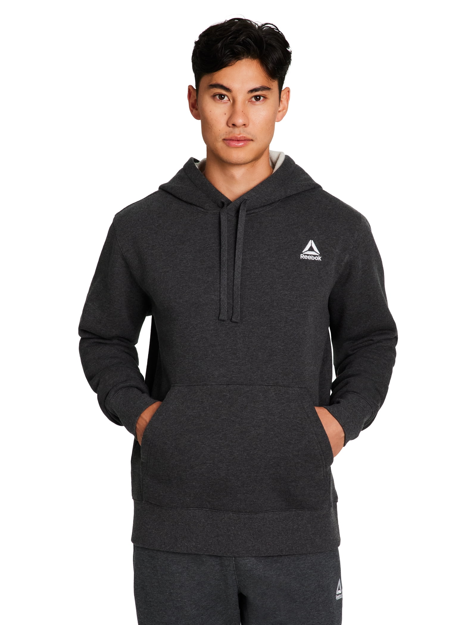 Reebok men's Delta Logo Fleece Hoodie - Walmart.com