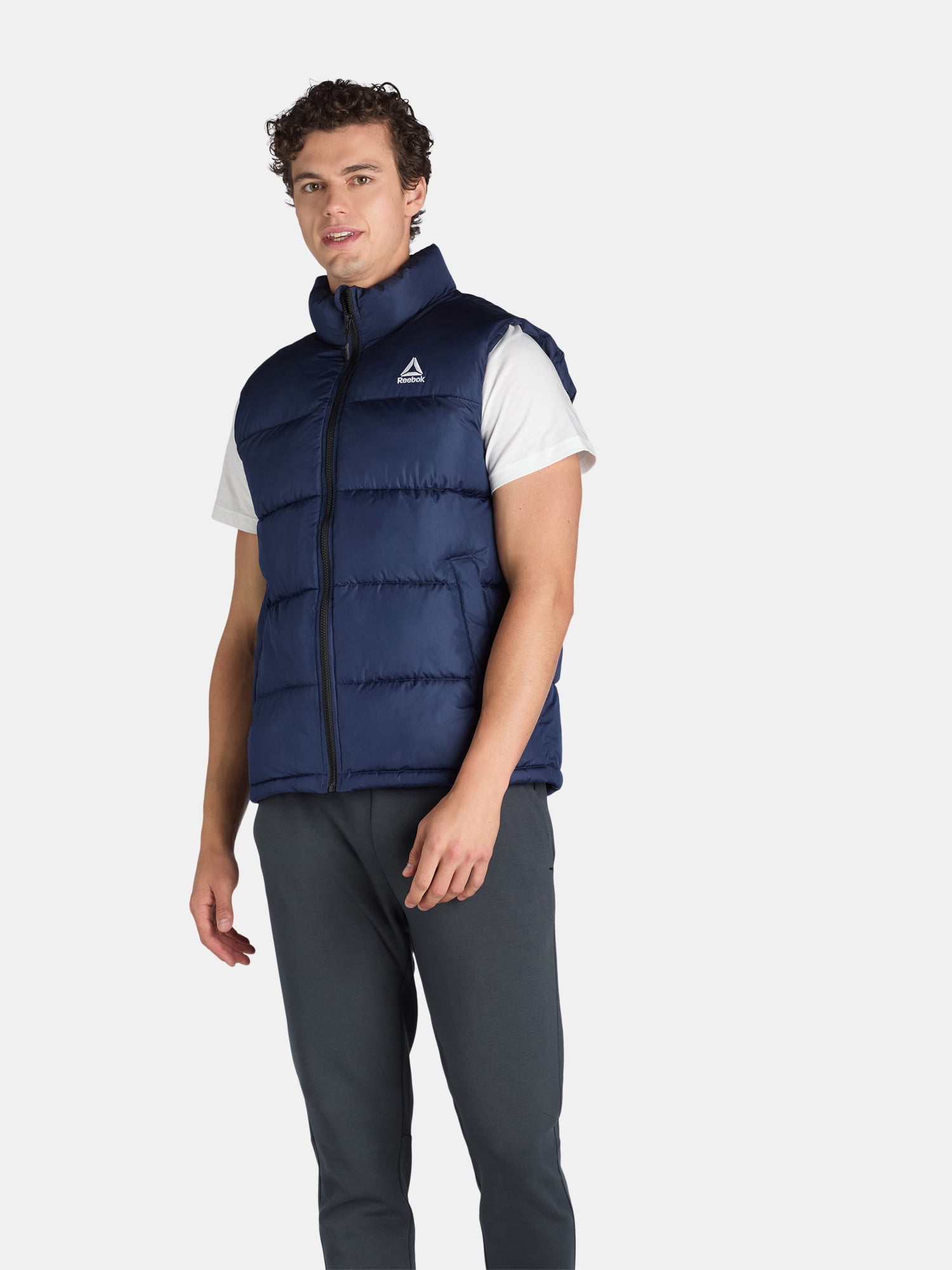 Reebok Men's & Big Men's Puffer Vest, Sizes S-3XL - Walmart.com