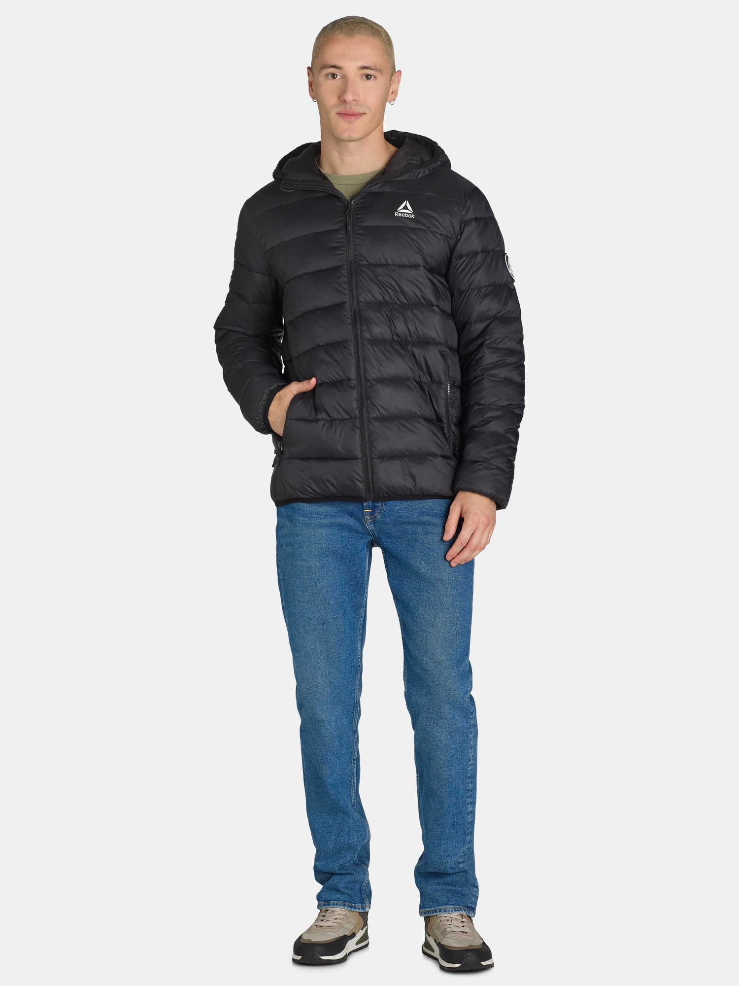 Reebok Men's and Big Men's Packable Puffer Jacket, Sizes S-3XL ...