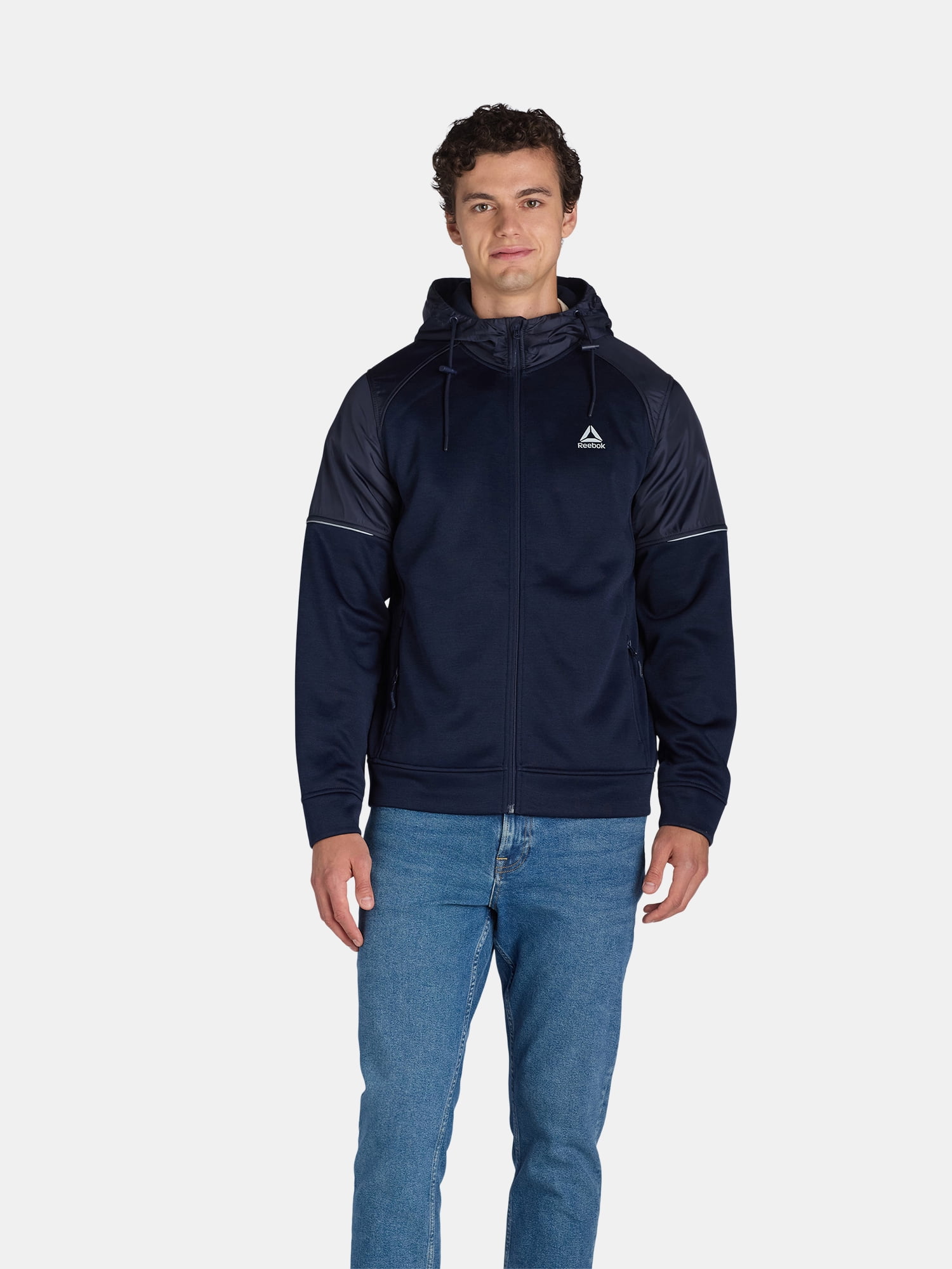 Reebok Men's & Big Men's Sweater Jacket, Sizes S-3XL - Walmart.com