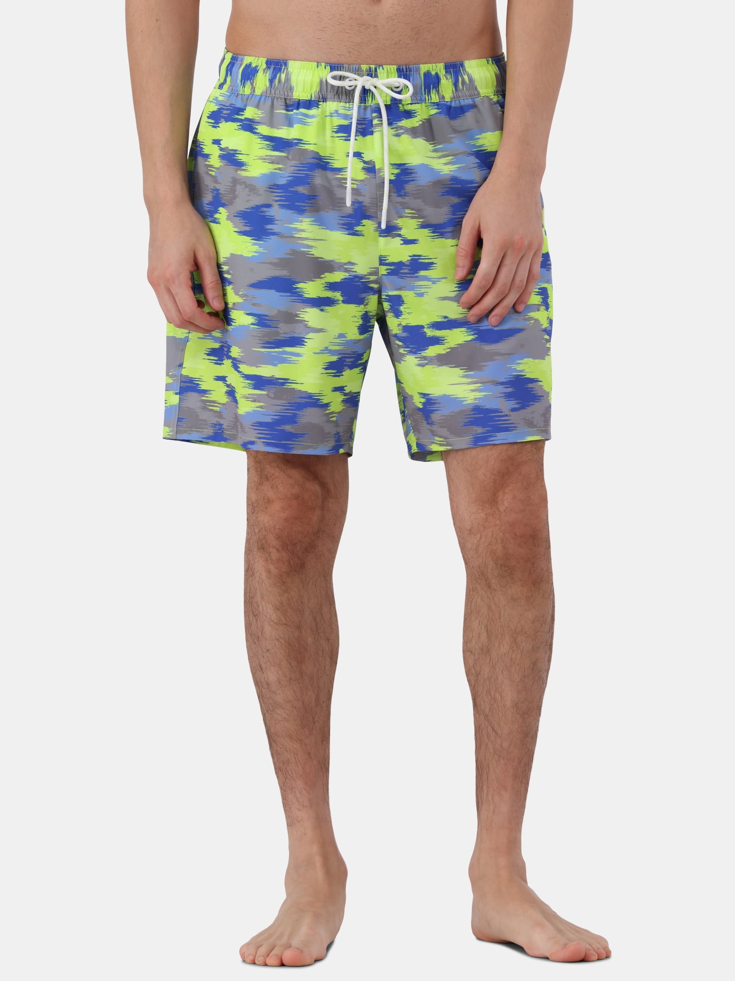 Reebok Men's & Big Men's Swim Trunks with Compression Liner and UPF 50 ...