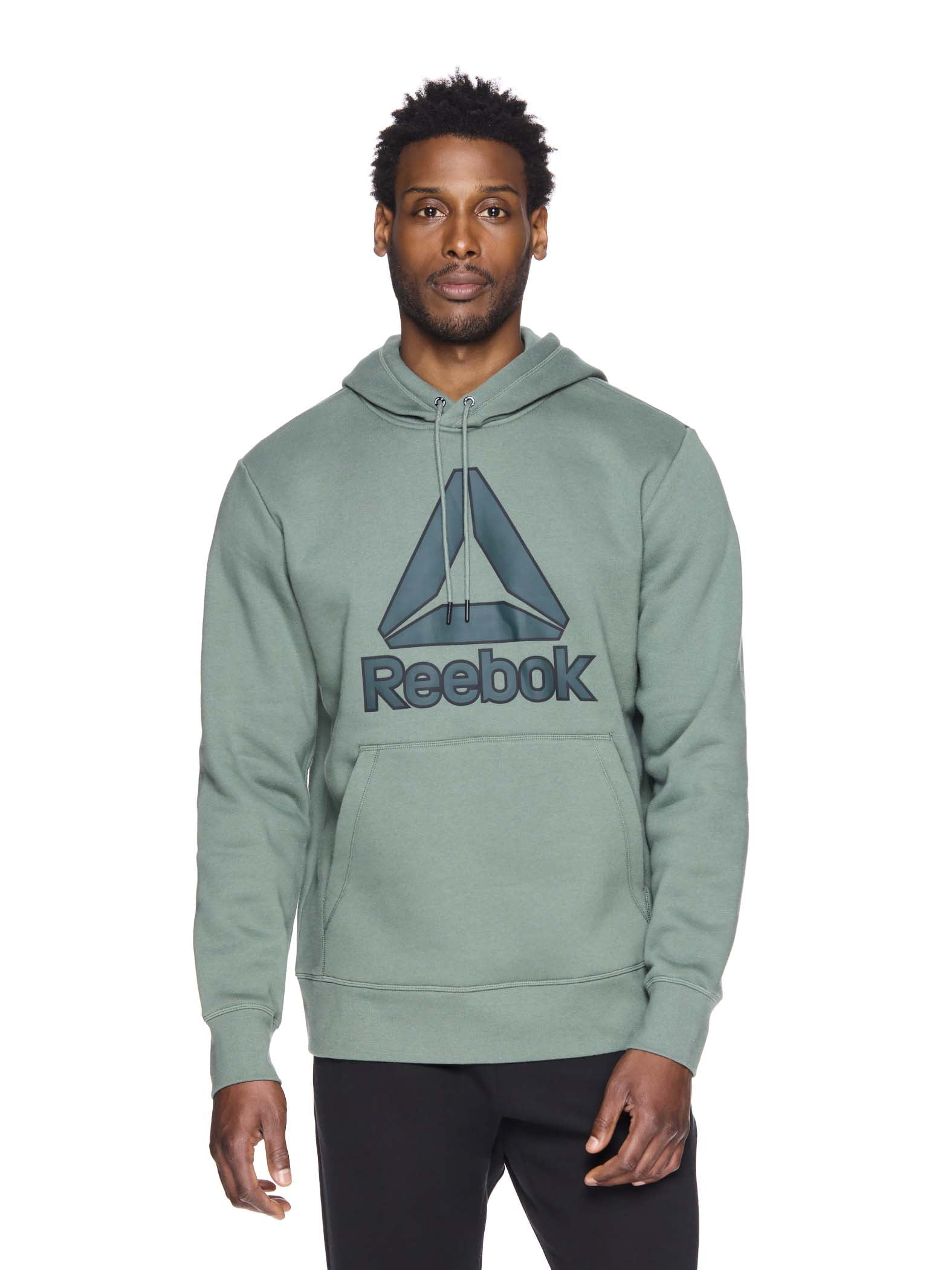 Reebok Men's & Big Men's Delta Logo Fleece Hoodie Sweatshirt, Sizes S ...