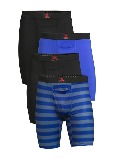 Reebok Men's Pro Series Performance Boxer Brief Extended Length ...