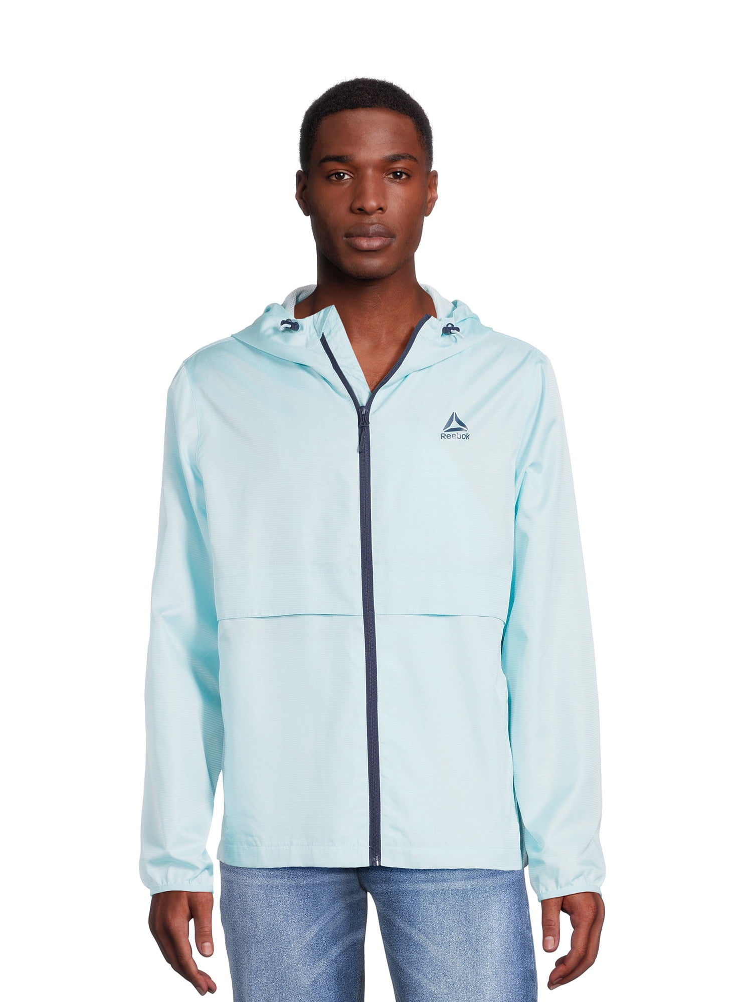 Reebok Men's and Big Men's Windbreaker Jacket, Sizes S-3XL Reebok Men's and Big Men's Windbreaker Jacket, Sizes S-3XL