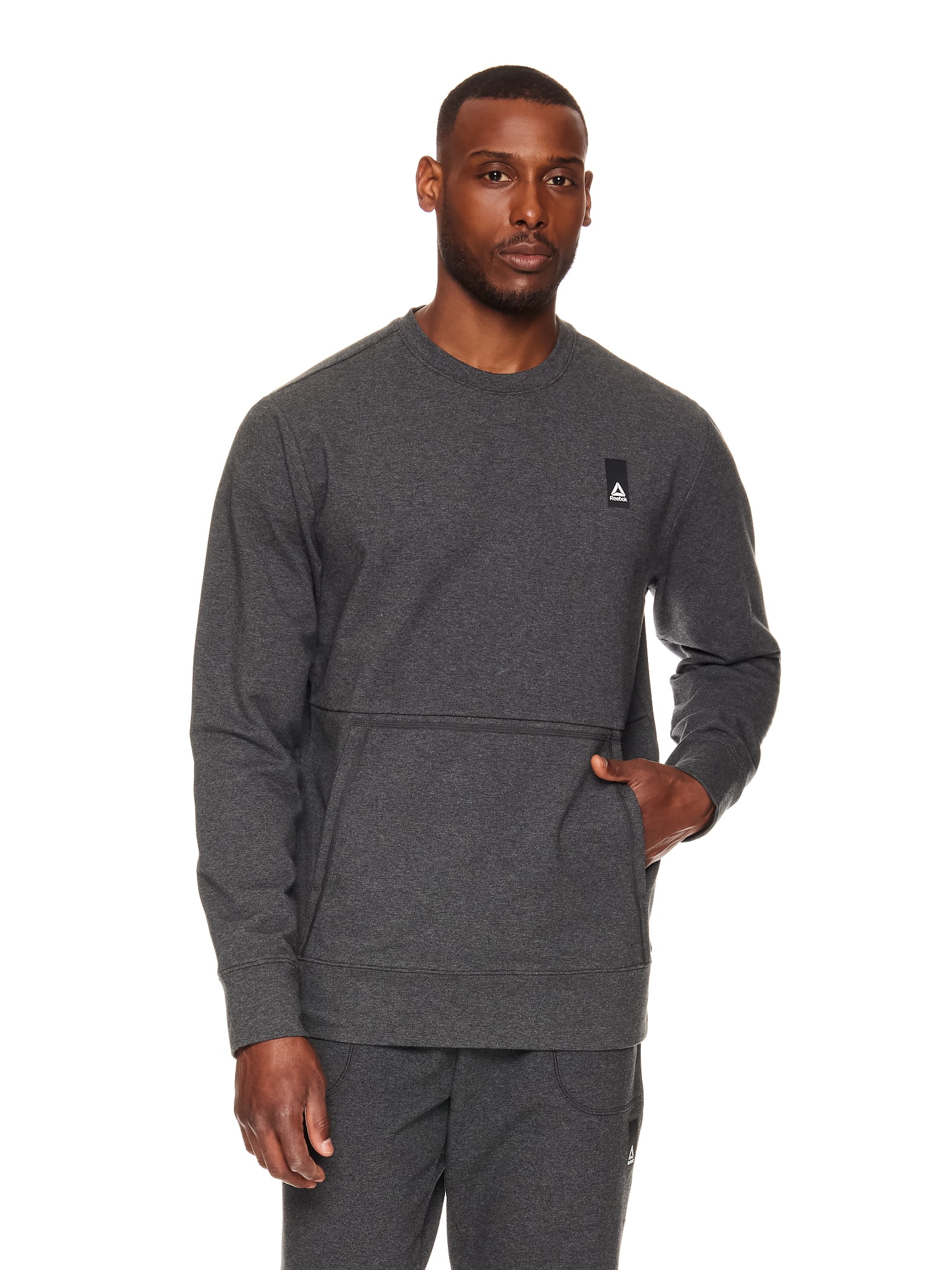 Reebok Men's Fundamental Crewneck Sweatshirt, up to Size 3XL - Walmart.com