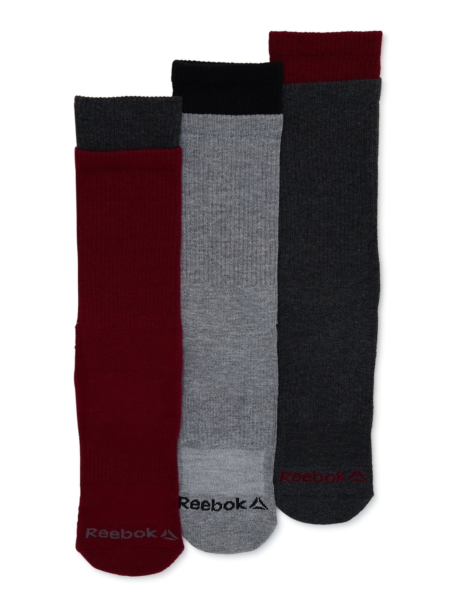Reebok Men's Socks, Legends Cushion Crew Socks, 3-Pack - Walmart.com