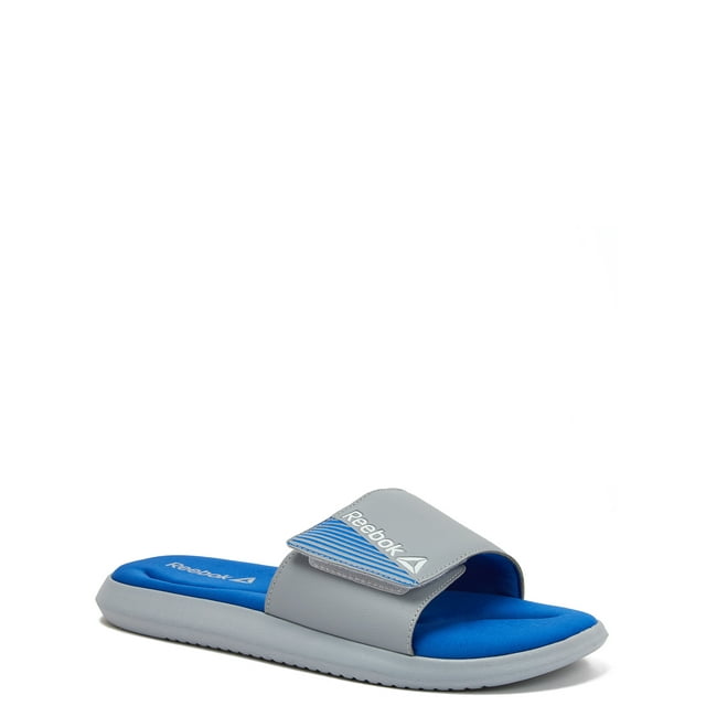 Reebok Men’s Memory Foam Adjustable Slide Sandals - Walmart.com