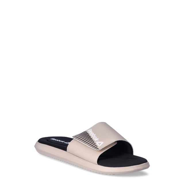 Reebok Men's Memory Foam Slide Sandals with Adjustable Strap, Sizes 7 ...