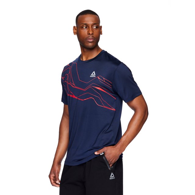 Reebok Men's Movement Graphic Performance Tee, up to Size 3XL - Walmart.com