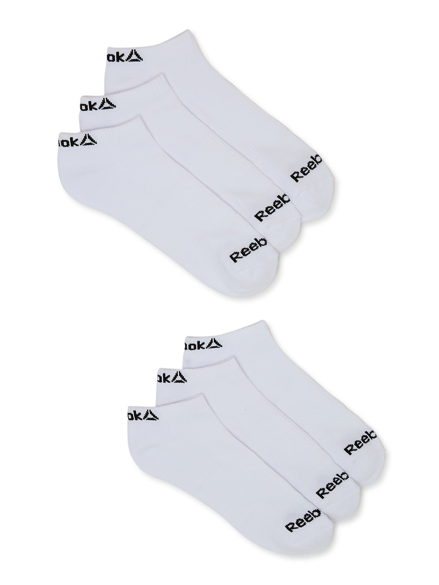Reebok Men's Socks, Performance Cotton Blend Low Cut Socks, 6-Pack ...