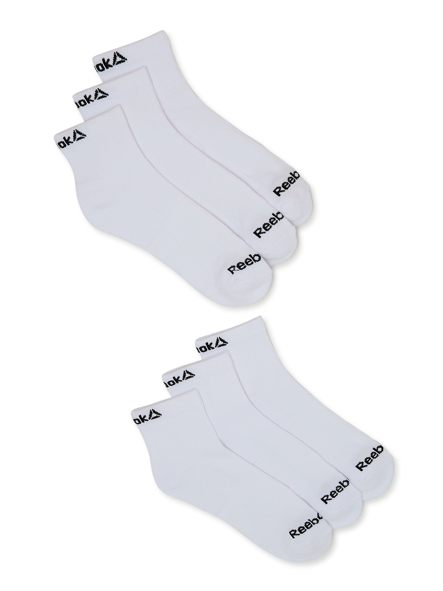 Reebok Men's Socks, Performance Cotton Blend Quarter Socks, Stocking ...