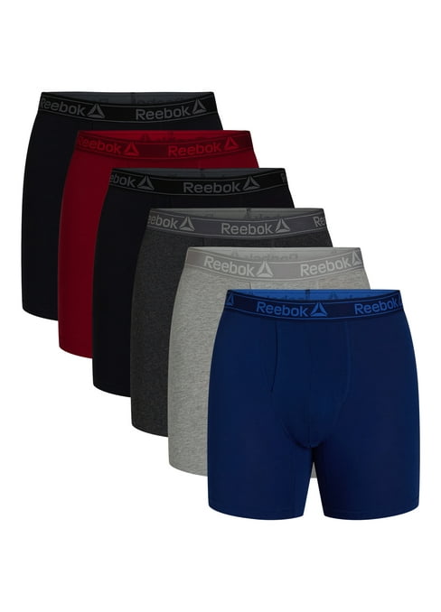 George Men's Regular Leg Boxer Briefs, 6-Pack - Walmart.com