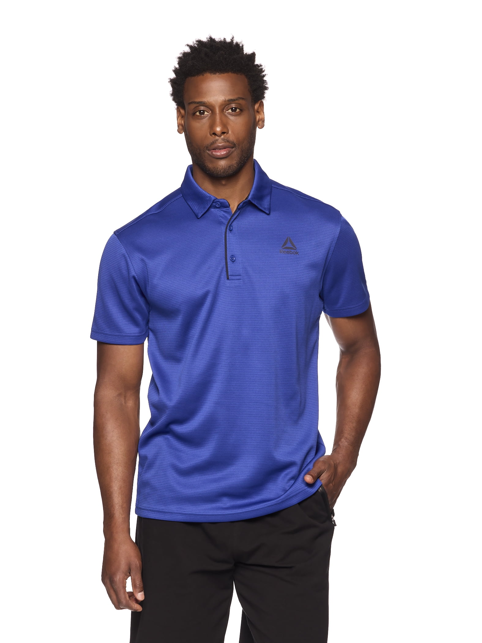 Reebok Performance Polo Shirt - Breathable Fabric - Walmart.com
