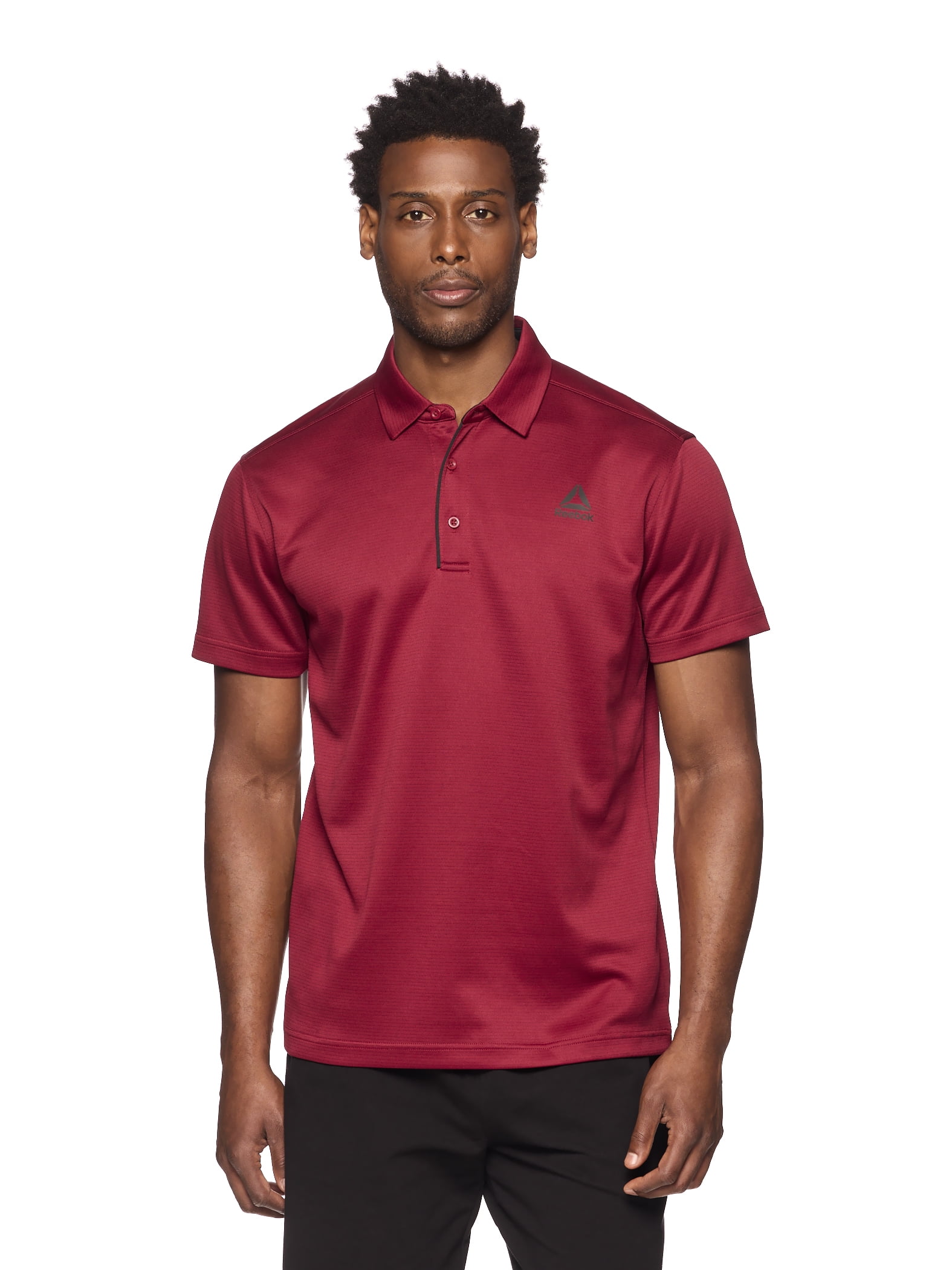 Reebok Performance Polo Shirt - Breathable Fabric - Walmart.com