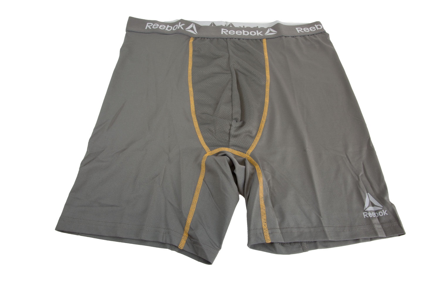 Reebok Men's Performance Boxer Briefs, Grey, 4X, Polyester Spandex ...