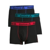 Reebok Men's Lightweight Comfortable Performance Boxer Briefs 3-Pack ...