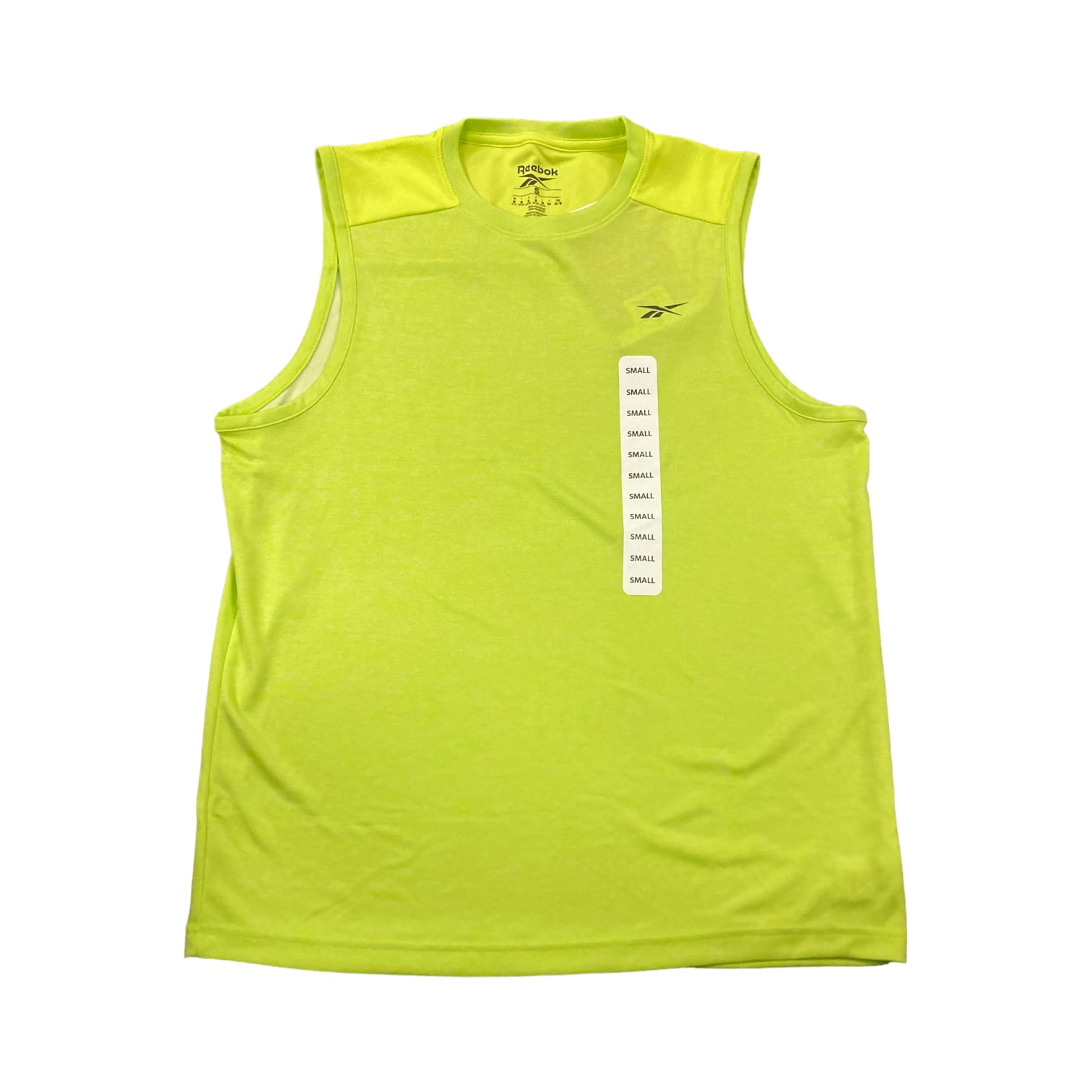 Reebok Men's Speedwick Sleeveless Mesh Active Tech Shirt (Acid Yellow ...