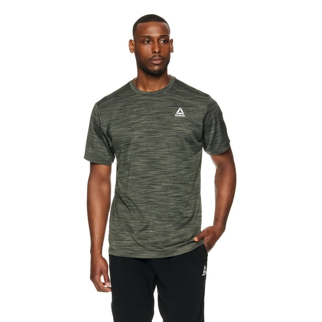 Reebok Men's Stride Performance Workout T-Shirt, Moisture-Wicking Mesh, Up to 3XL - Walmart.com