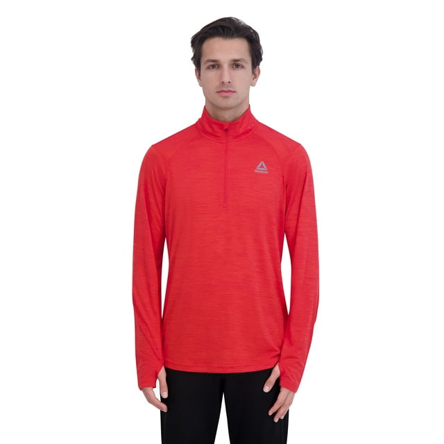 Reebok Men's Trail Quarter-Zip Active Pullover Sweatshirt, Sizes S-3XL ...
