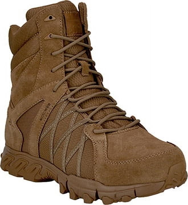 Men's Reebok 8" Trailgrip Tactical Side-Zip Work Boot RB3462, Brown ...