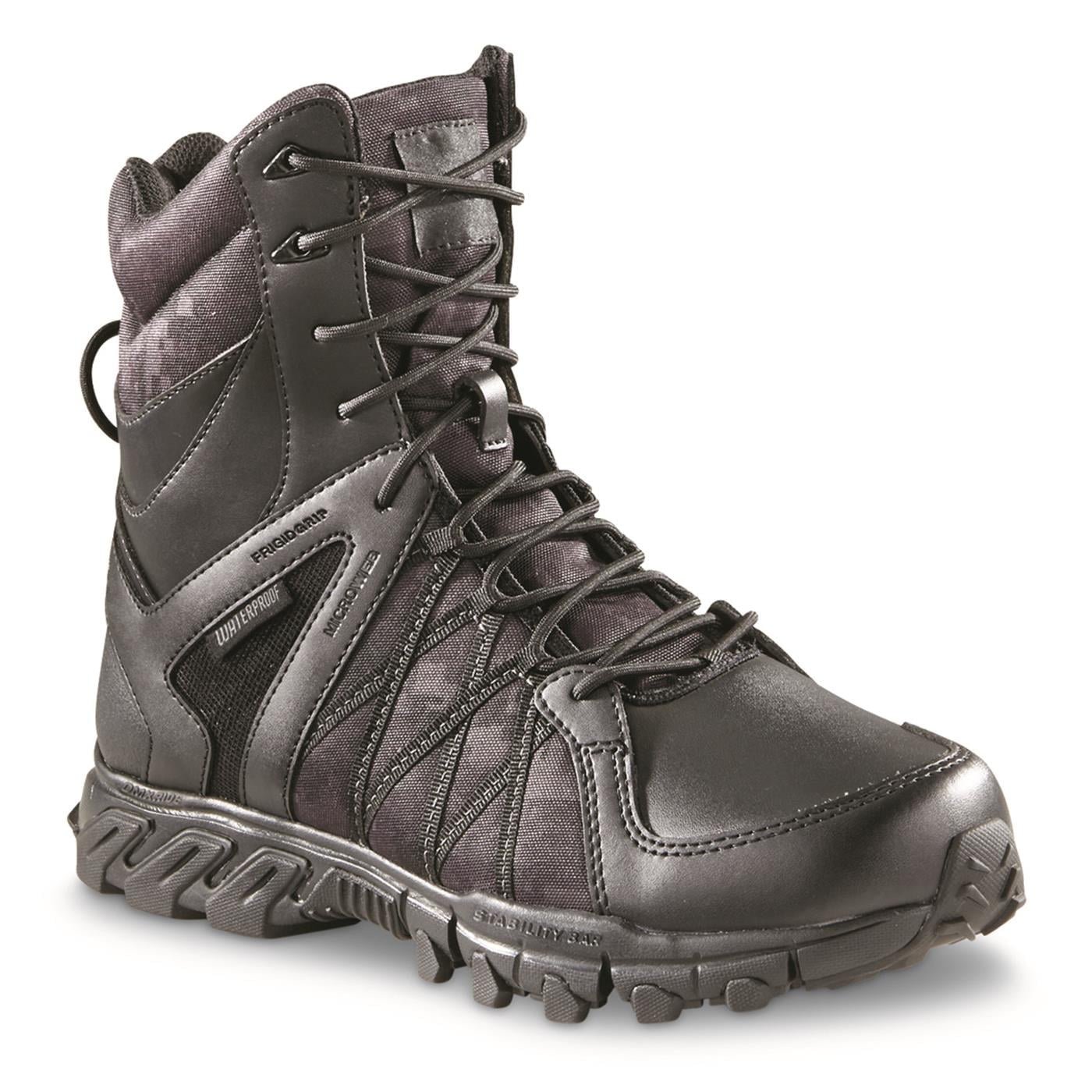 Reebok Men's Trailgrip 8" Side-zip Waterproof Tactical Boots, Digital ...