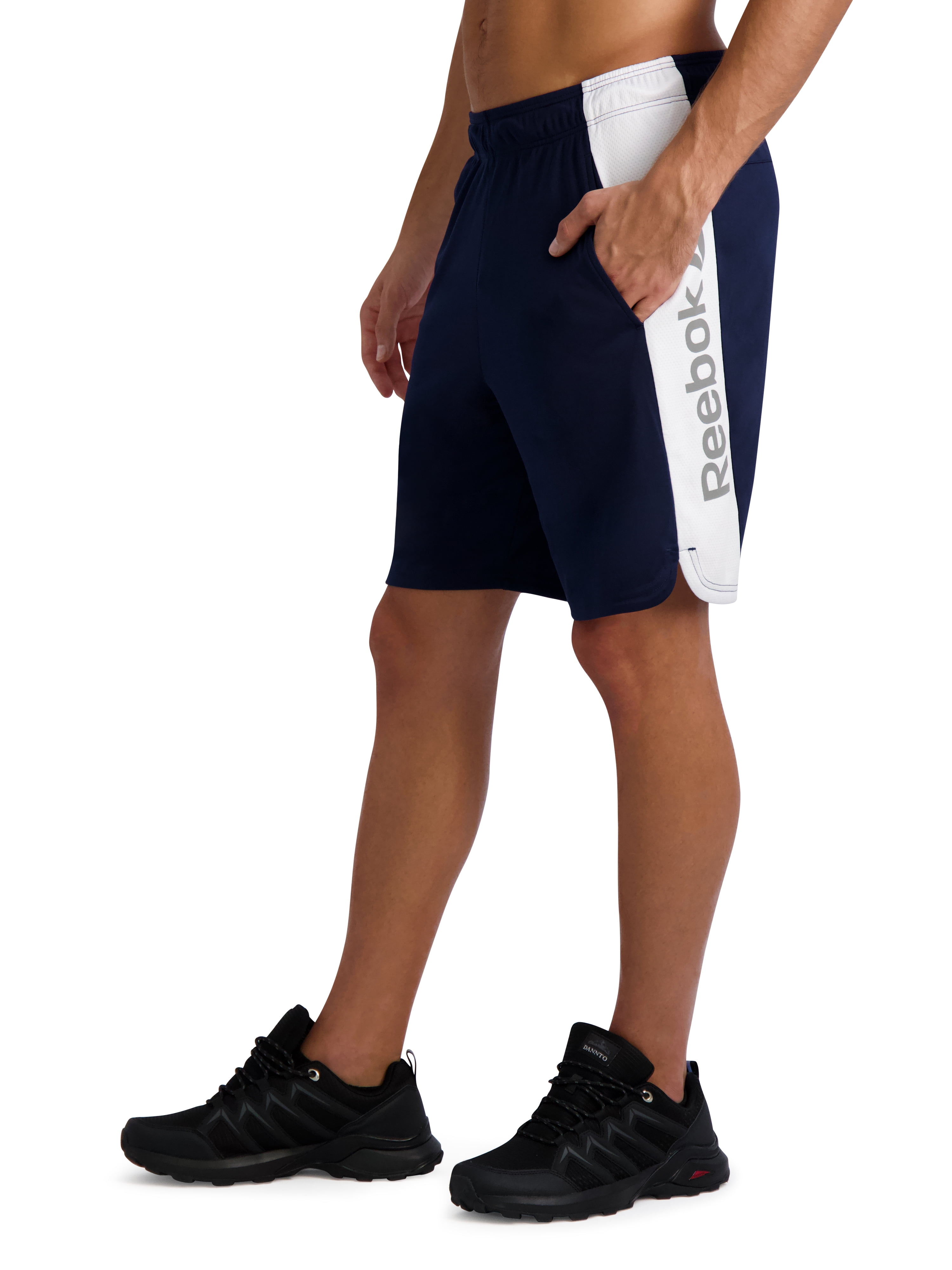 Reebok Men’s and Big Men’s Active Knit Training Shorts, 9” Inseam, up ...