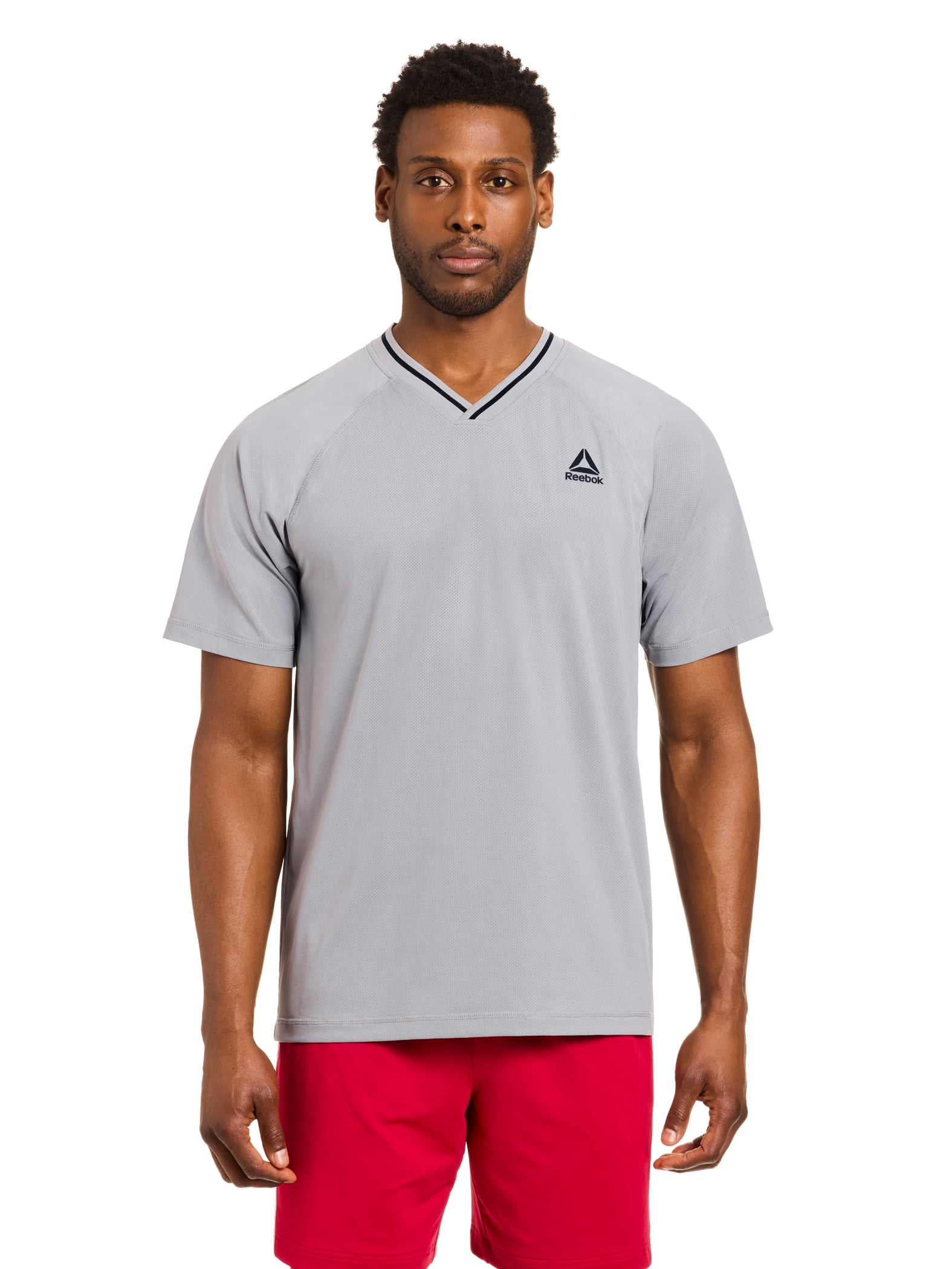 Reebok Men's and Big Men's Apex Performance V-Neck Tee, Size S-3XL ...