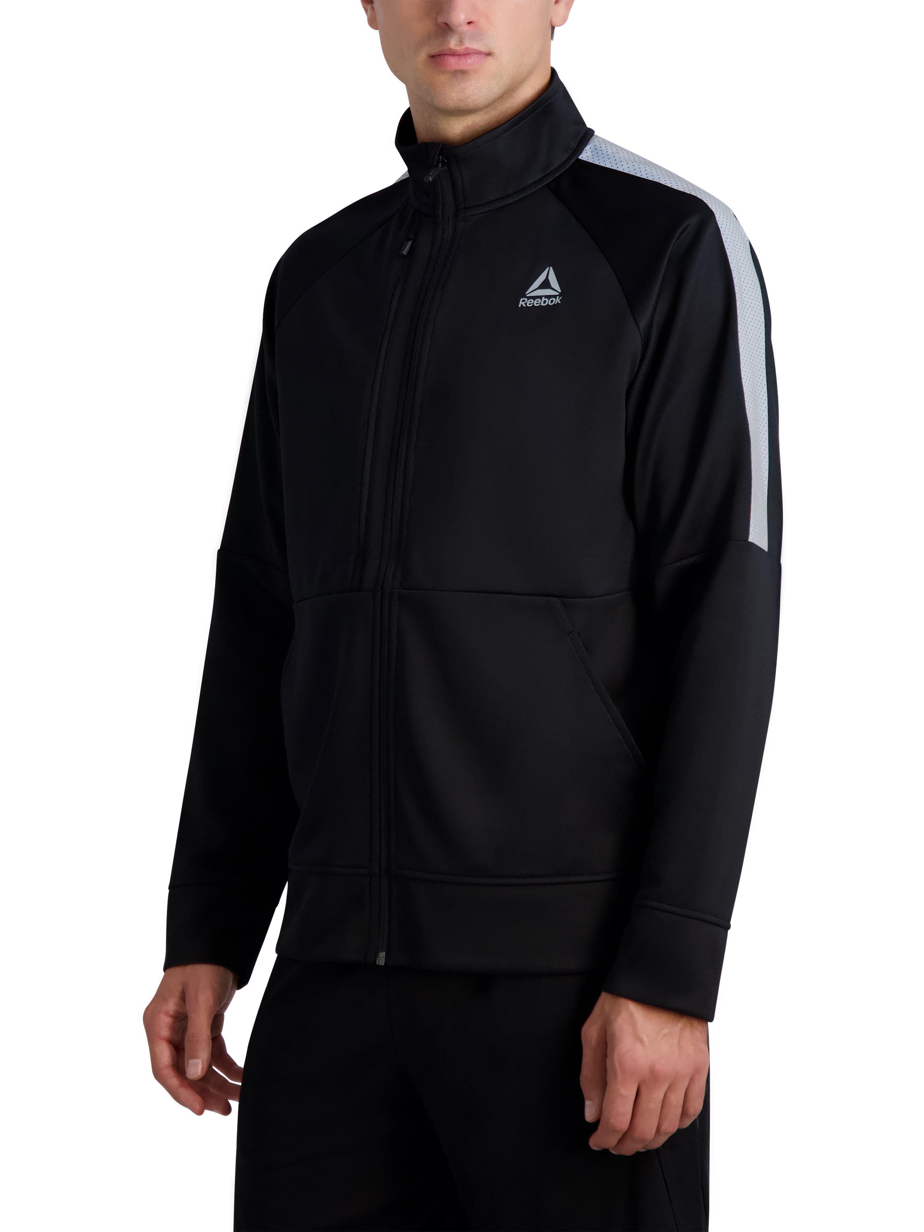 Reebok Men's Defender Track Jacket with Zipper Pockets, Sizes up to 3XL ...