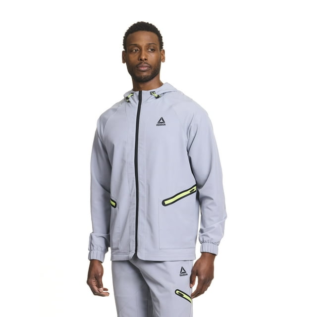 Reebok Men's and Big Men's Infinity Performance Full Zip Woven Jacket ...