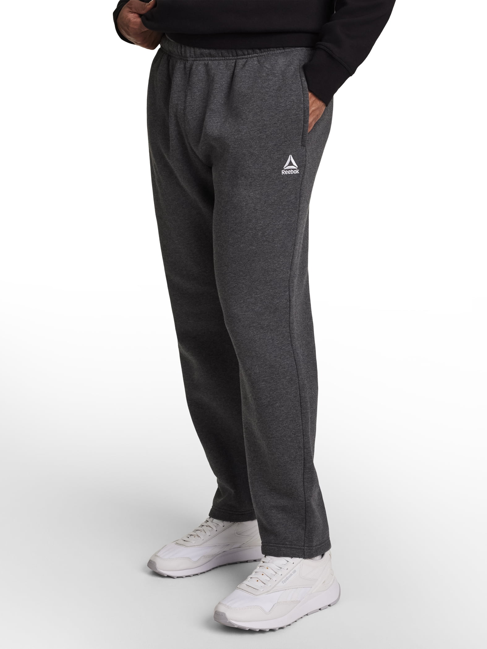 Reebok Men's & Big Men's Game Day Fleece Relaxed Fit Sweatpants, Sizes ...