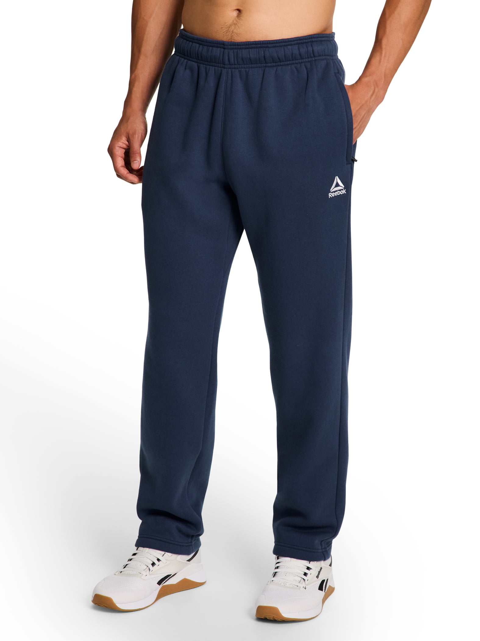 Reebok Men's & Big Men's Game Day Fleece Relaxed Fit Sweatpants, Sizes ...