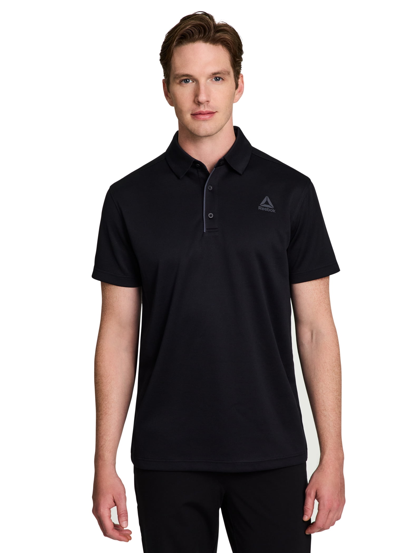 Reebok Performance Polo Shirt - Breathable Fabric - Walmart.com