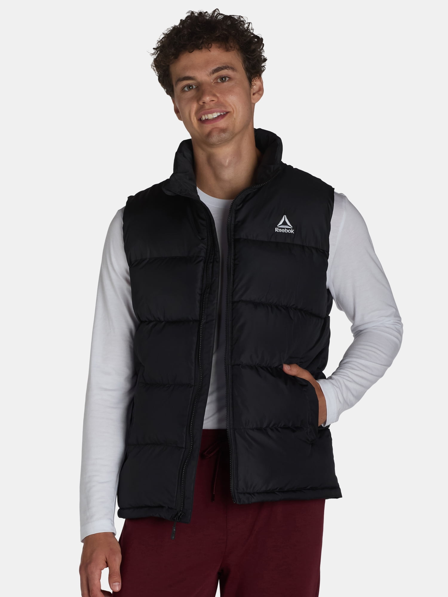 Reebok Men's and Big Men's Puffer Vest, Sizes S-3XL - Walmart.com