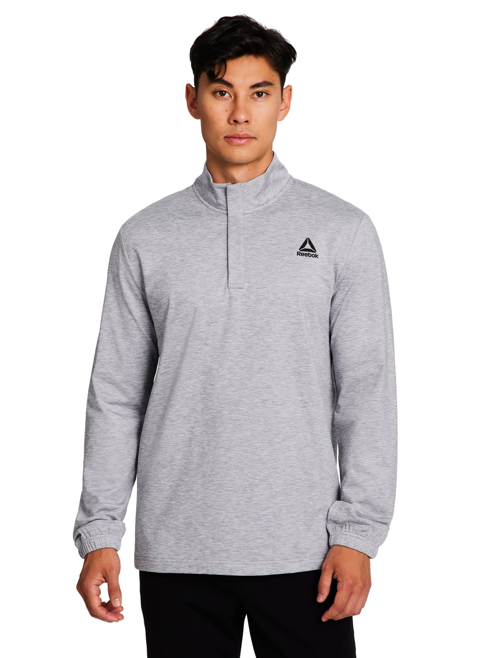 Reebok Men's and Big Men's Refined Quarter-Zip Active Pullover ...