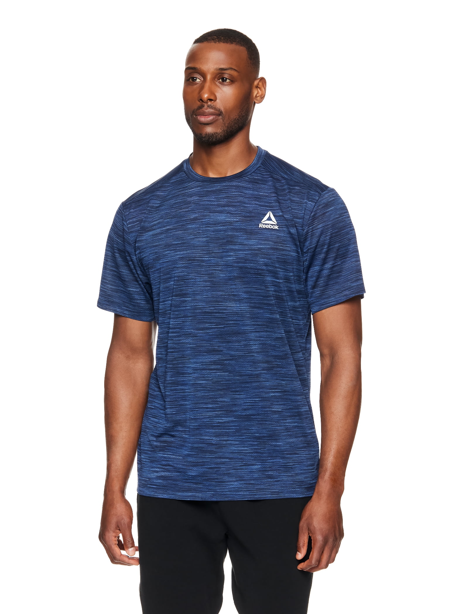 Reebok Stride Performance T-Shirt - Moisture-Wicking Gym Tee - Walmart.com