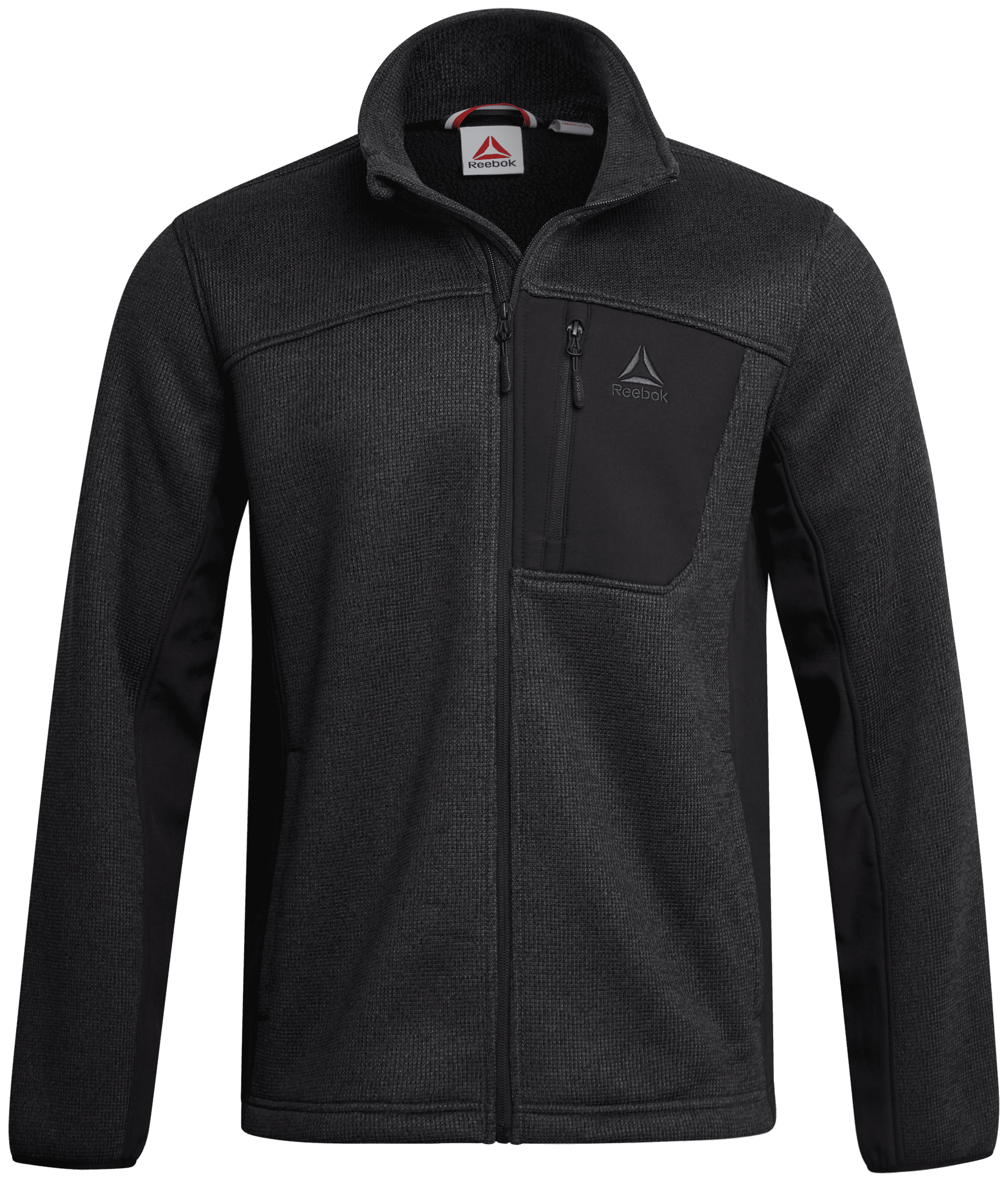 Reebok Men's and Big Men's Textured Fleece Jacket, Sizes S-3XL ...