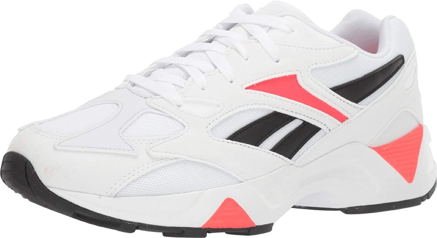 Reebok Mens Aztrek 96 Sneaker DV7249 White/Porcelain/Neon - Walmart.com